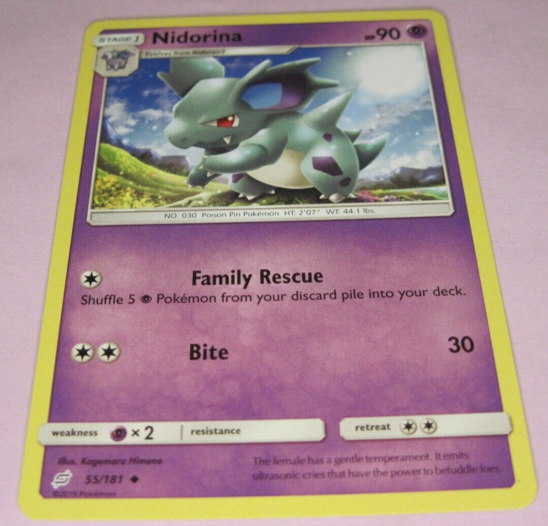 Nidorina Card Pokemon TCG SM9 040/095 (C) Nidorina
