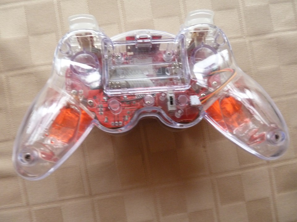 PlayStation 3 PS3 Dream Gear Lava Glow Red Wireless Controller (No ...