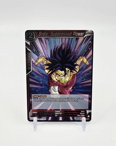Broly, Suppressed Power Uncommon Foil Dragon Ball Fearsome Rivals BT29 ...