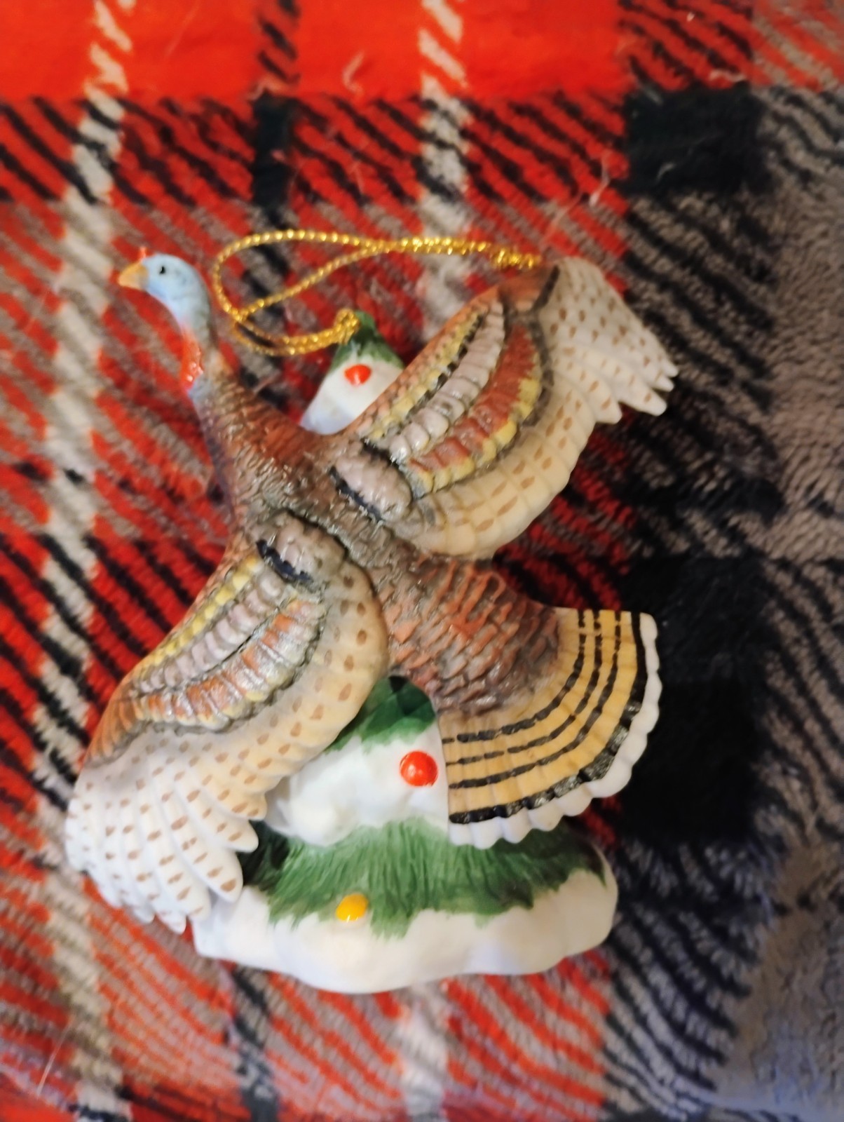 1989 Xmas Wild Turkey Tree Christmas Ornament. 1 Piece. Made In Mexico ...