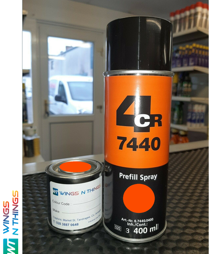 Hitachi Orange BRAKE CALIPER PAINT METAL STEEL High Temperature 125ml ...