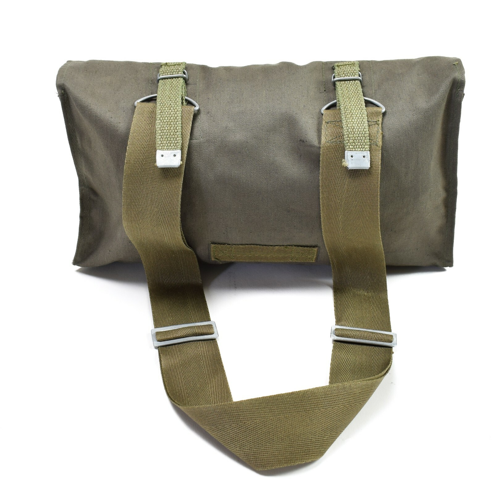 Genuine Polish army haversack canvas olive pack military side shoulder ...