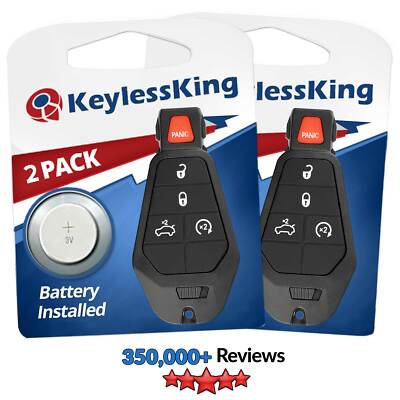 Fits 2008 2009 2010 2011 Chrysler 300 Remote Start Key 5b 2x M3N5WY783X ...