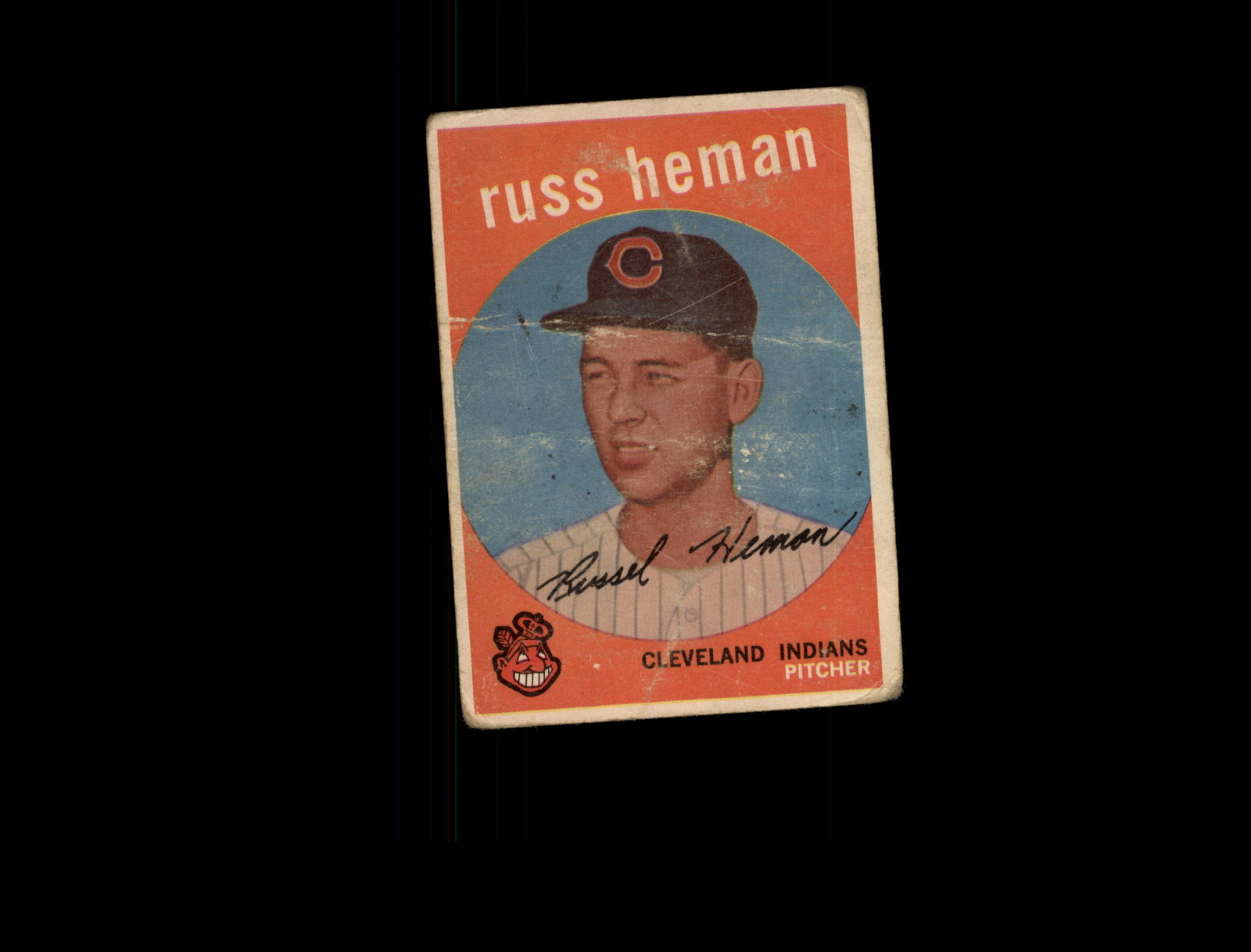 1959 Topps 283 Russ Heman RC White Back POOR #D923551 | eBay