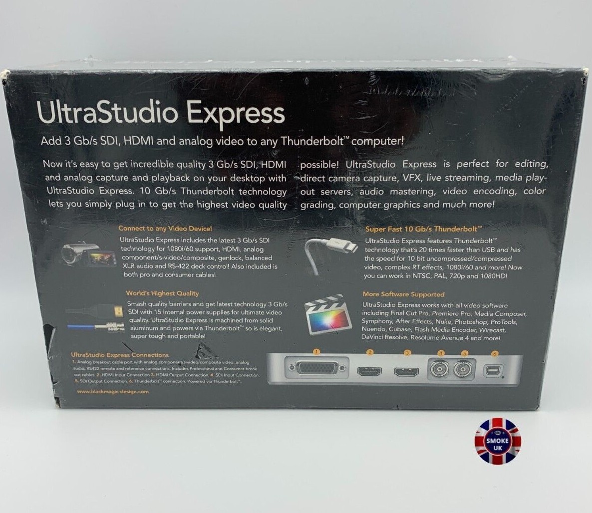 NEW SEALED PROFESSIONAL BLACKMAGIC DESIGN ULTRASTUDIO EXPRESS WITH ...