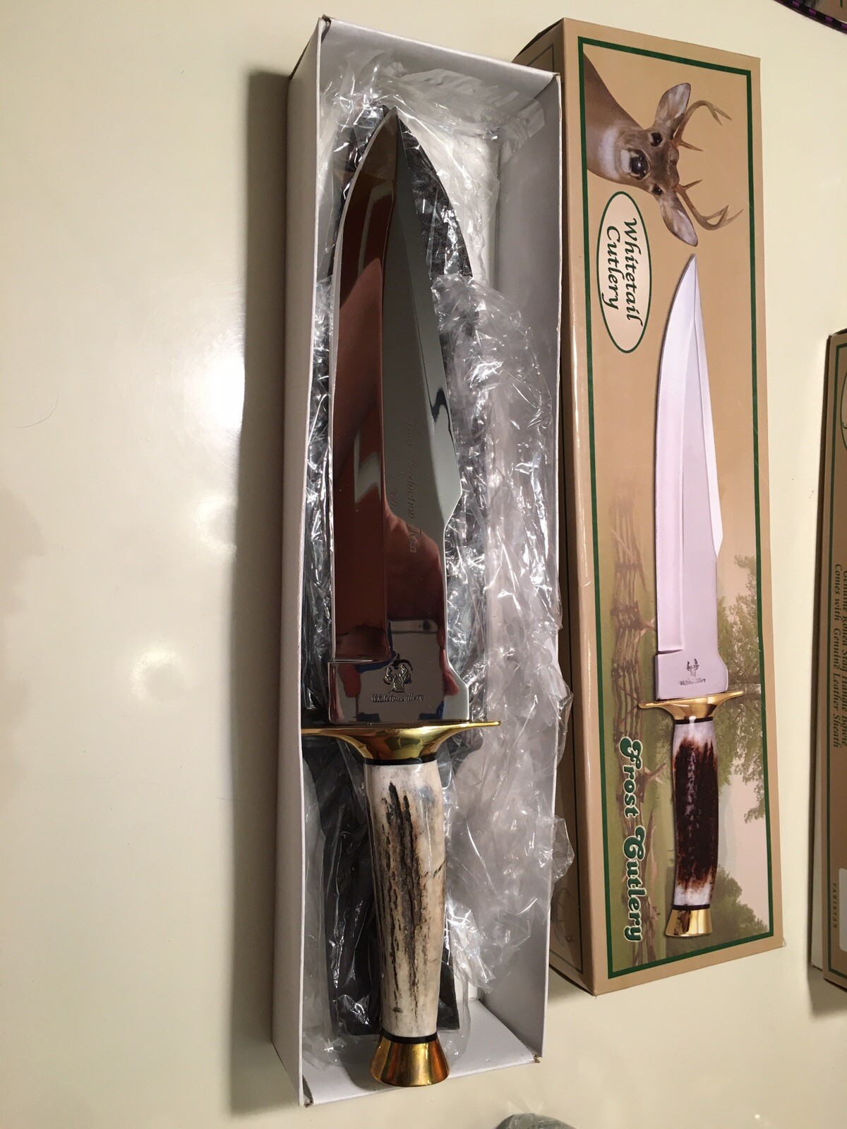 Whitetail knife cutlery frost first production run 1 of 300 WT-038 | eBay