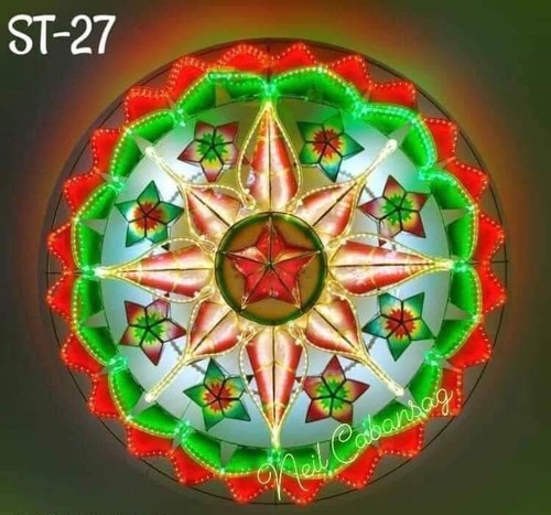 Christmas Capiz Parol LED Lantern Filipino 2022 ST27 size 24” US Seller ...
