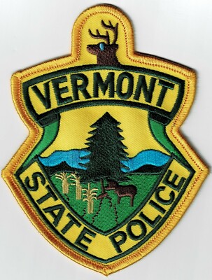 VERMONT STATE POLICE - SHOULDER PATCH - IRON OR SEW-ON PATCH | eBay