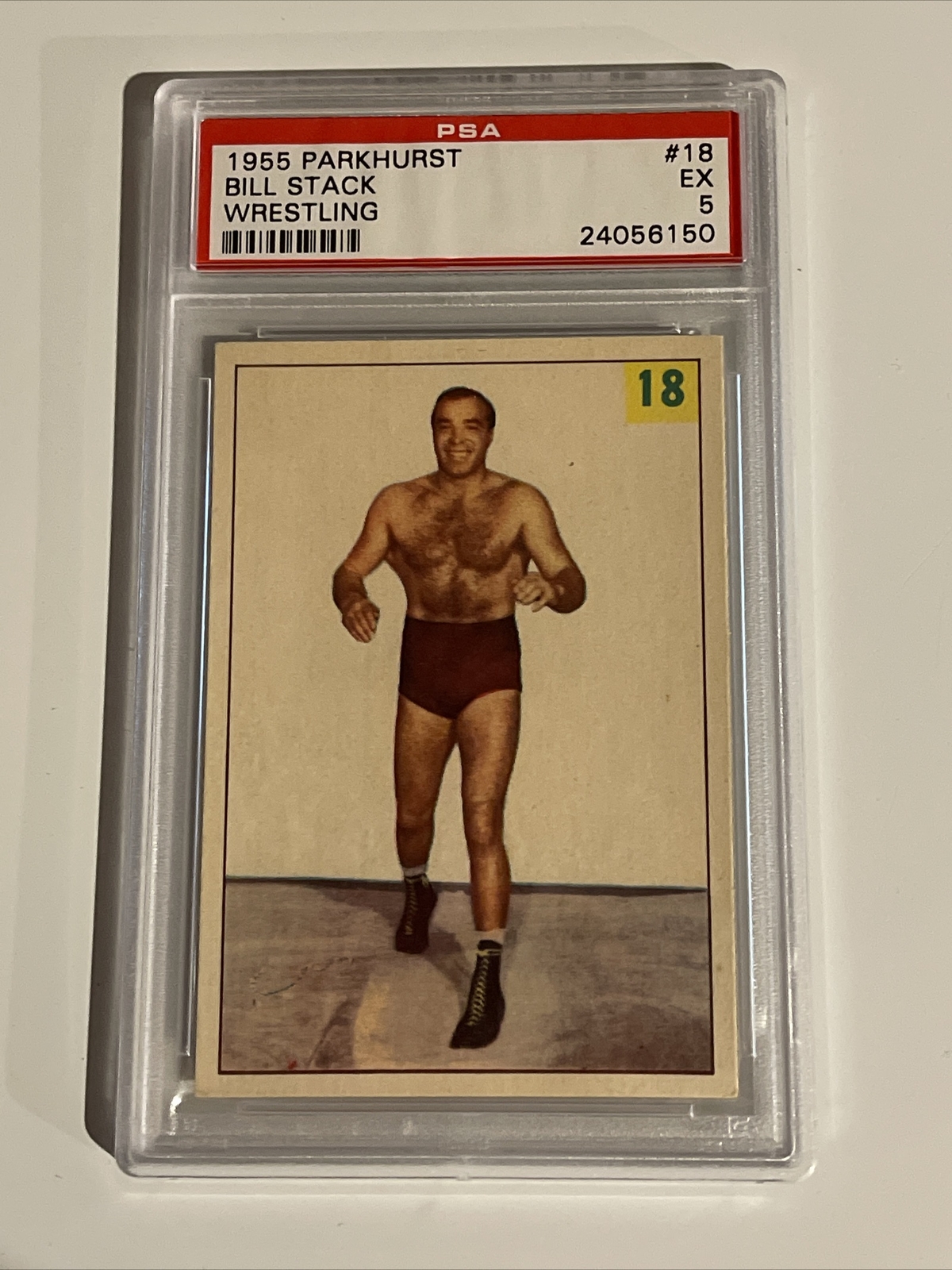 1955 Parkhurst Wrestling #18 Bill Stack PSA 5 | eBay