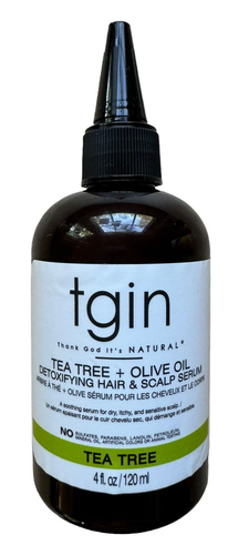 tgin Tea Tree + Olive Oil Detoxifying Dry Hair & Scalp Serum - 4 oz | eBay