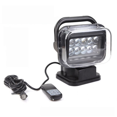 DC 12V T5180 Remote Control Car Searchlight Boat Spotlight LED 360 ...