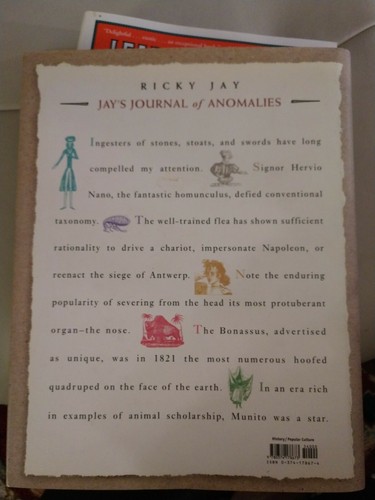 Ricky Jay's Journal of Anomalies : Conjurers Cheats Hustlers Pranksters ...