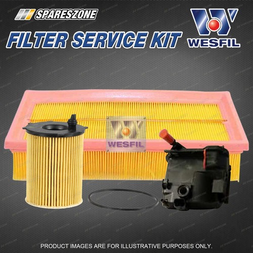 Wesfil Oil Air Fuel Filter Service Kit for Mini Cooper D R56 1.6 ...