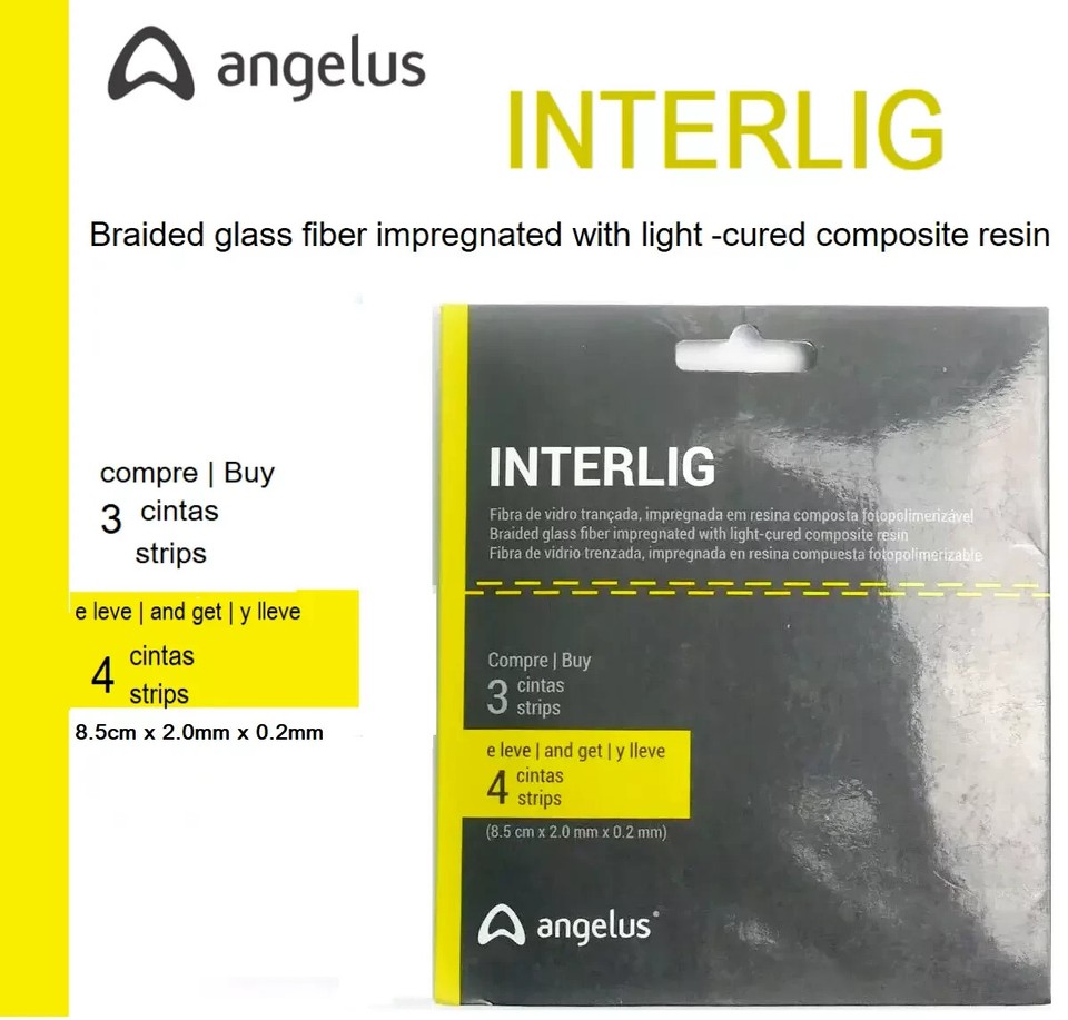 ANGELUS INTERLIG Dental Glass Fiber Splint impregnated Light | eBay