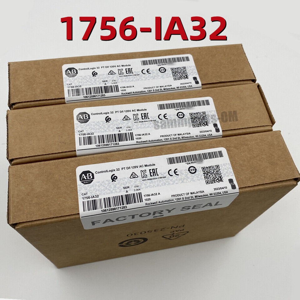 1756-IA32 Allen-Bradley ControlLogix 32 PT D/I 120V AC Module New ...