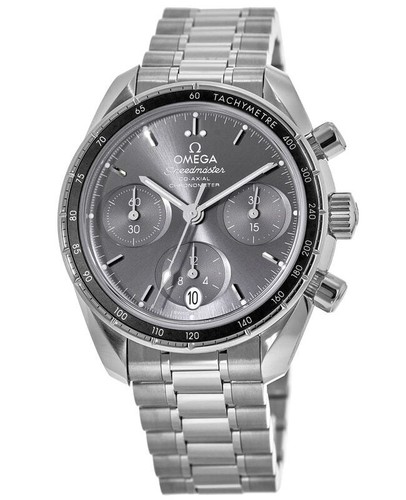 New Omega Speedmaster Automatic Grey Dial Unisex Watch 324.30.38.50.06 ...