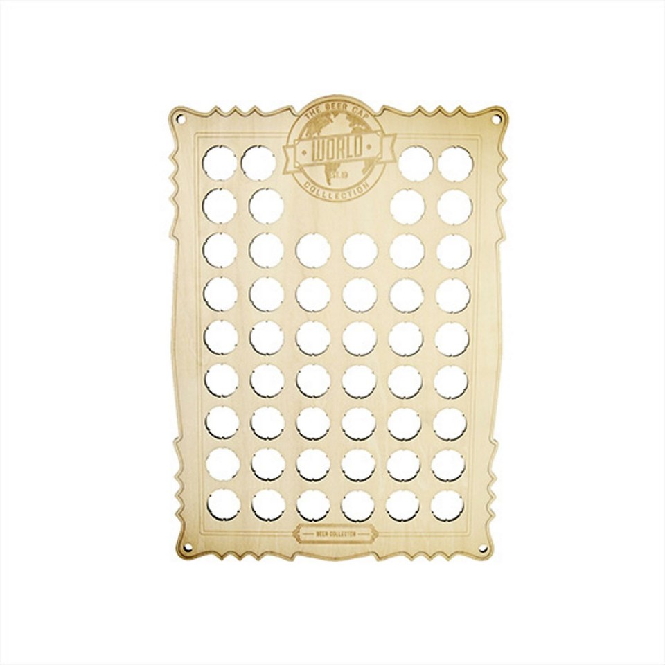 Gift Republic World Beer Cap Collection Display Board Novelty Unisex ...
