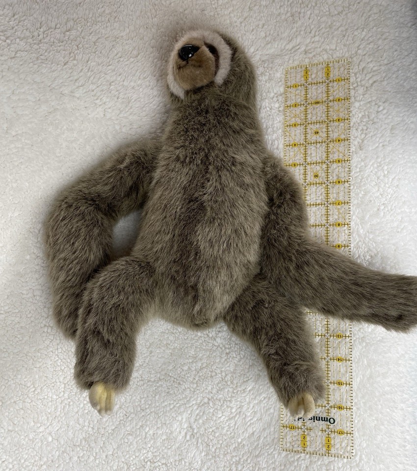 SLOTH Realistic Large PLUSH HANSA 17” 2010, Moveable Head | eBay