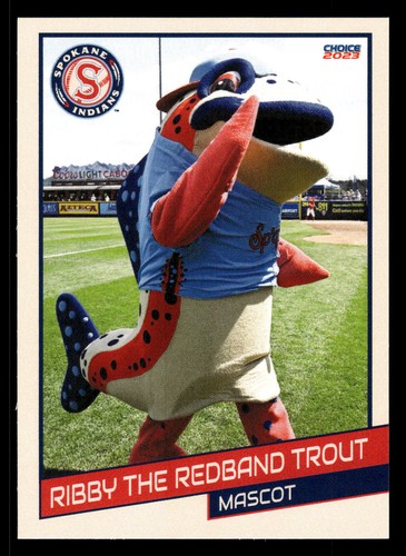 Ribby The Redband Trout 2023 Choice Spokane Indians #38 Spokane Indians ...
