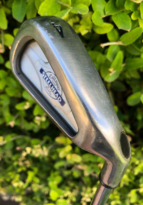 Very Nice Callaway X-14 Steelhead 4 iron Callaway Uni-Flex Steel #387 ...