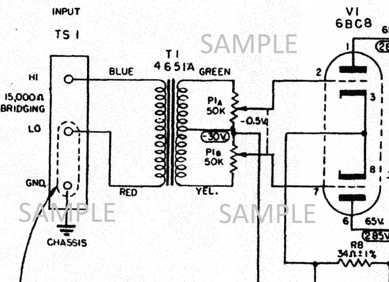Altec 436C Compressor Tube Amplifier Owner Manual W/circuit Diagram ...
