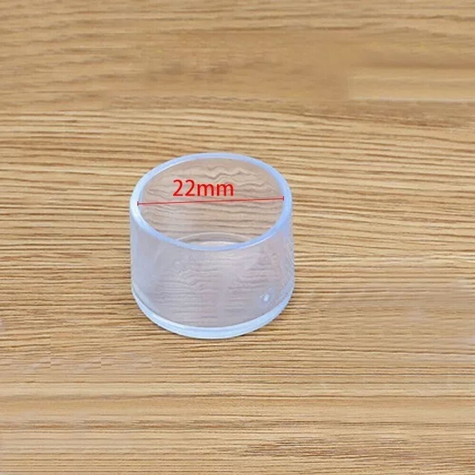 8Pcs Silicon Rubber Chair Leg Cap Feet Floor Protector Pad Furniture ...