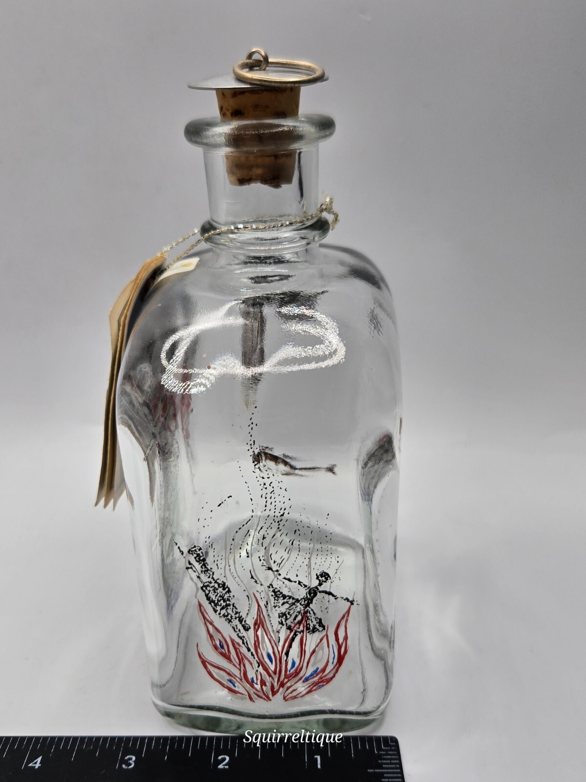 1980s HOLMEGAARD H.C. Andersen The Staunch Tin Soldier Decanter Bottle ...