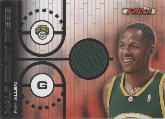 2006-07 Topps Full Court - Half Court Press Ray Allen #HCP16 Relic /249 ...