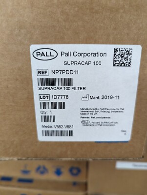 PALL Corporation Supracap 100 In-line Style Depth Filter Capsule ...