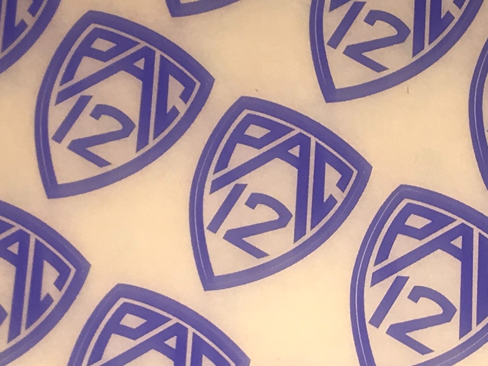 PAC 12 Conference Football Helmet Decals Various Colors Qty (2) MINI Sz ...