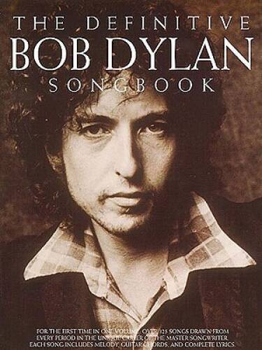 The Definitive Bob Dylan Songbook (Bob Dylan) - Paperback By Bob Dylan ...