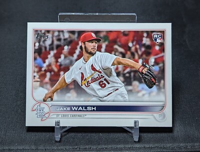 Jake Walsh Rookie Card RC 2022 Topps Update Baseball #US306 St. Louis ...