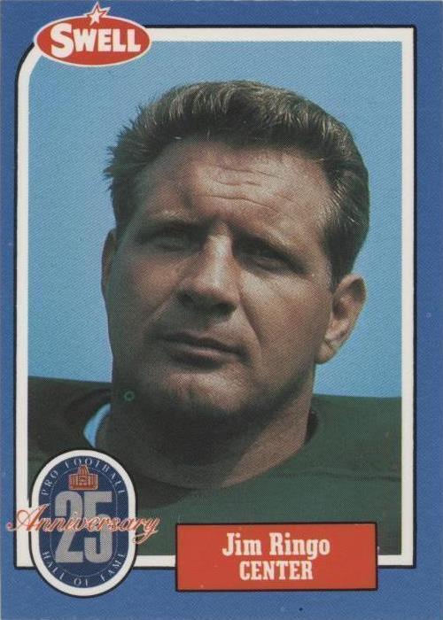 1988 Swell Football Greats Hall of Fame - Jim Ringo #103 for sale ...