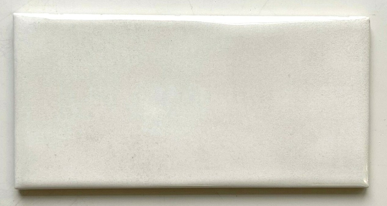 3x6 Bella White Glossy Artisan Finish Subway Ceramic Tile MADE IN USA ...