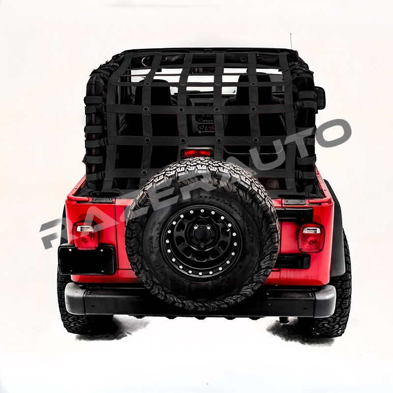 Off Road 2 Door Black Cargo Restraint Net System 4x4 for 97-06 Jeep ...