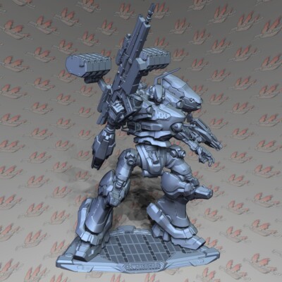 Armored Core Mech statue figure resin 1/10 unpainted | eBay
