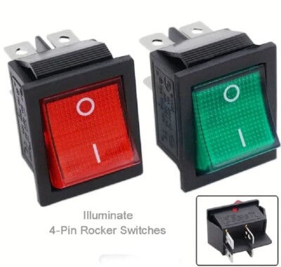 Carpet cleaning Extractor 4-Pin Rocker Switches | eBay