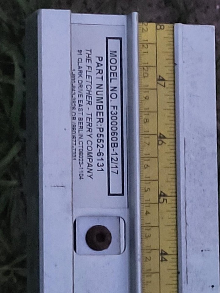 The fletcher 3000 Wall Mounted Cutter Terry company Mo# F300060b-12/17 ...