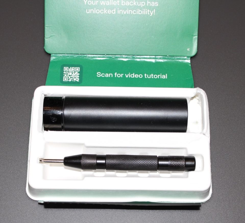 Trezor Keep Metal 24 Word Crypto Seed Phrase Backup Storage Aerospace ...