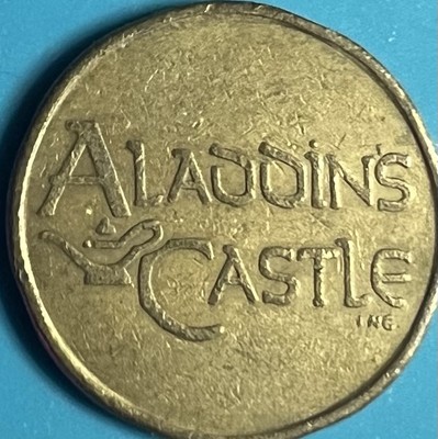 ALADDIN'S CASTLE ARCADE TOKEN - MAGIC LAMP | eBay