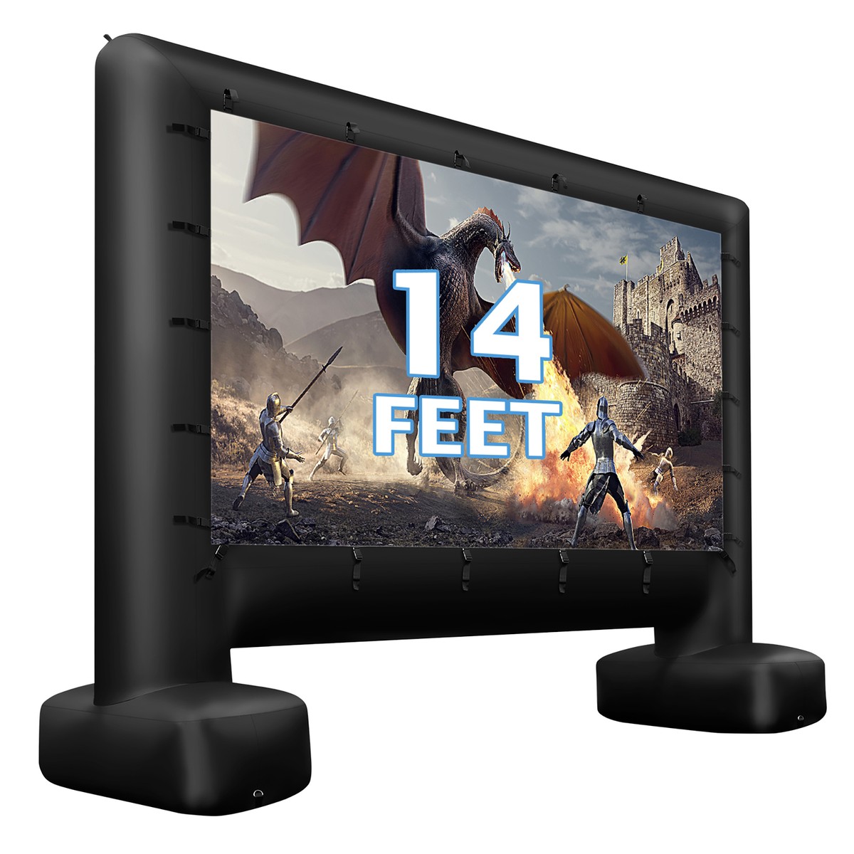 Outdoor Movie Screen Paint 14FT Inflatable Theater Projector Screen