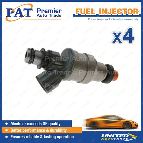 4 x PAT Fuel Injectors for Mazda 323 BG BA 1.6L 1.8L BP B6 07/1989-04/ ...