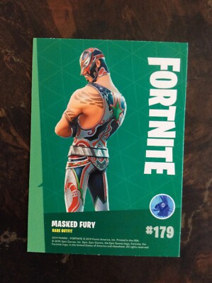 2019 Panini Fortnite “MASKED FURY” Rare Outfit #179 | eBay