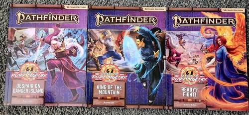 Pathfinder 2E RPG: Fists of the Ruby Phoenix Adventure Path - All three ...