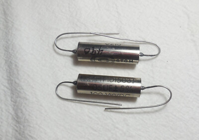 Matched Pair .05uf 100V Custom TFHT Teflon Film Metal Can Capacitors ...