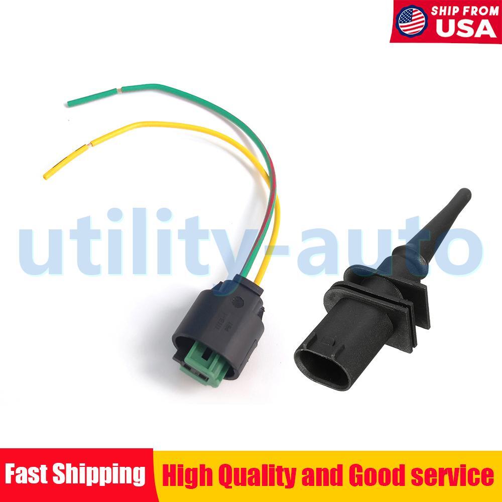 Outside Air Ambient Temperature Sensor & Plug Smart For BMW E46 E39 X5 ...