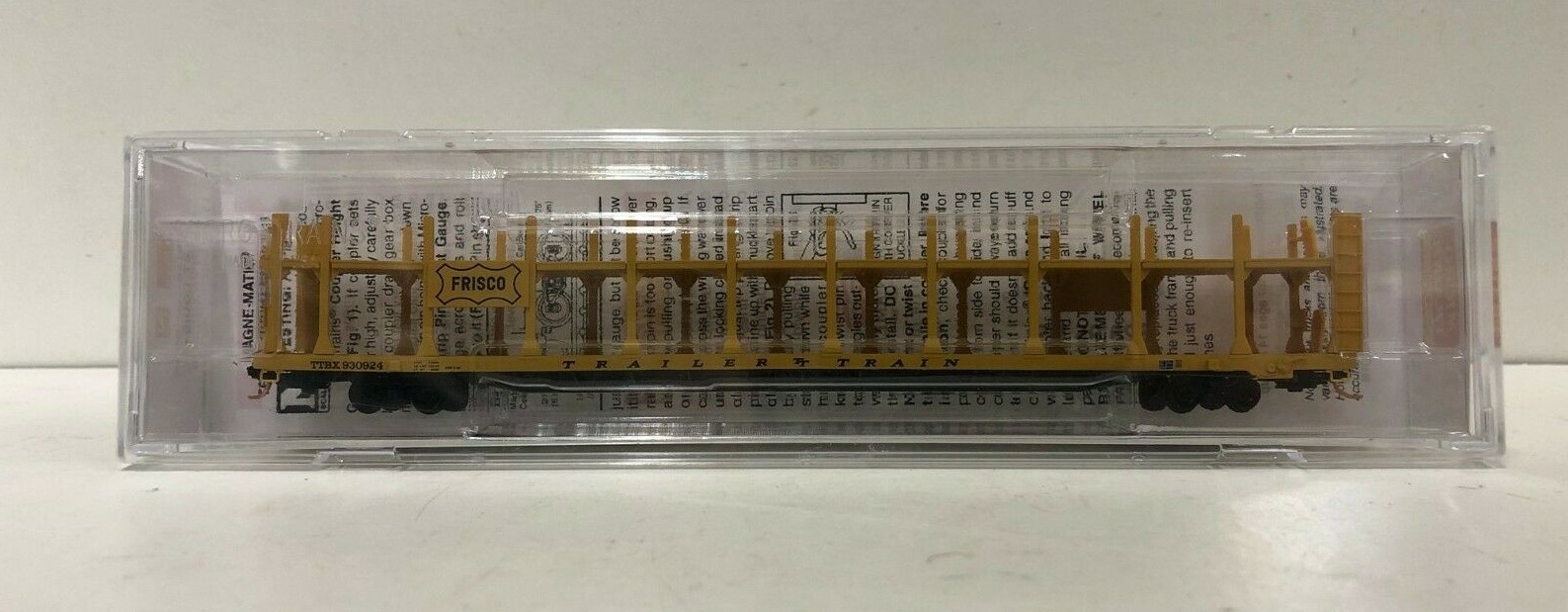N Micro-Trains MTL #11200540 SL-SF Frisco 89' Bi-Level Open Auto Rack ...