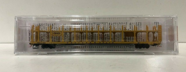 N Scale Micro-Trains MTL 11200540 TTBX Frisco 89' Bi-Level Open ...