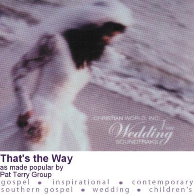 That's the Way - Pat Terry Group - Accompaniment Track | eBay