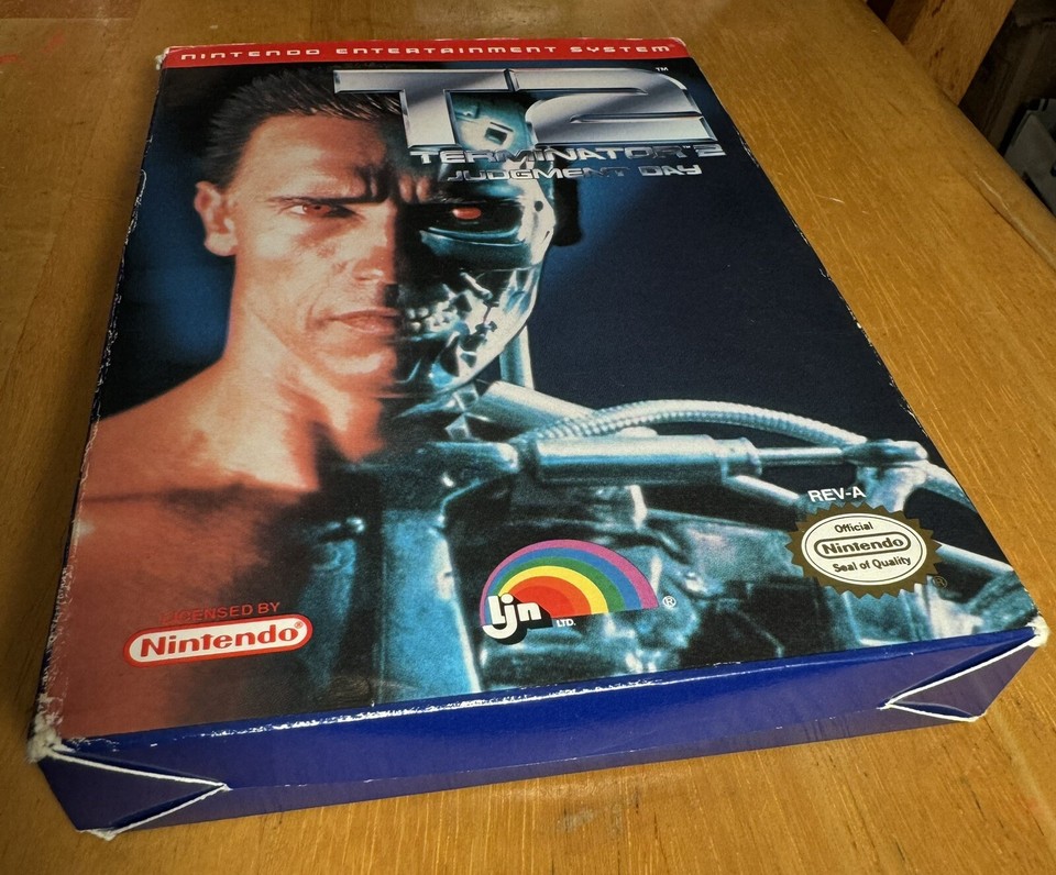 T2: Terminator 2 Judgment Day Game (Nintendo NES, 1992) - Complete in ...